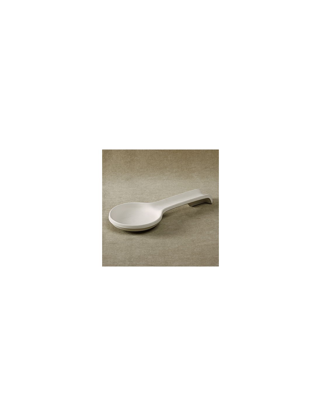 Unglazed Ceramics Spoon Holder-Bisque -TO PAINT YOURSELF