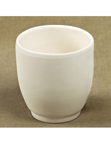 Unglazed Ceramics Round Mug without Handle-Bisque -TO PAINT YOURSELF