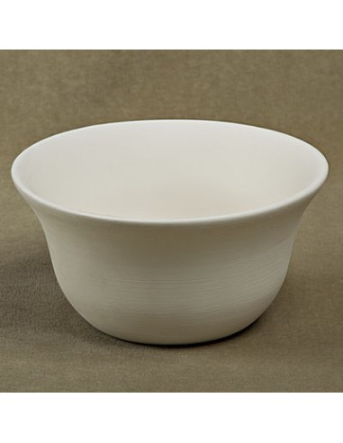 Unglazed Ceramics Flared Bowl cm 16-Bisque -TO PAINT YOURSELF