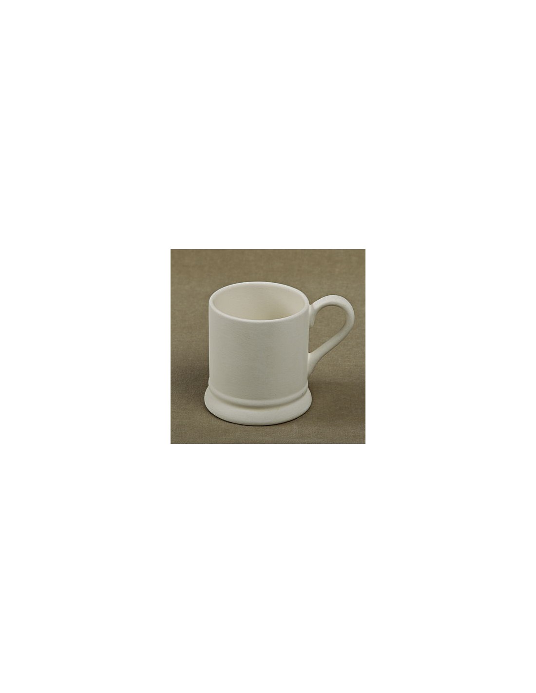 Unglazed Ceramics Country Kitchen Mug-Bisque -TO PAINT YOURSELF
