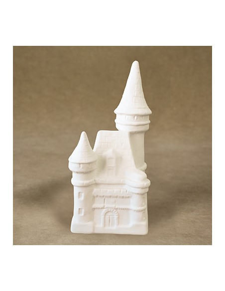 Unglazed Ceramics Princess Castle Money Bank-Bisque -TO PAINT YOURSELF
